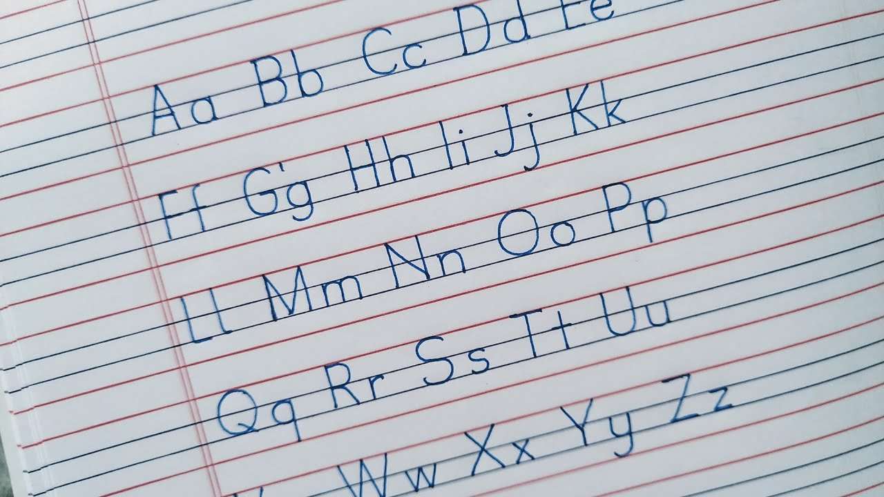 Printing Letters. A to Z. - ELT Buzz Video Lessons