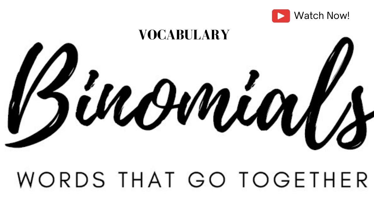 Binomials - Words That Go Together - ELT Buzz Video Lessons