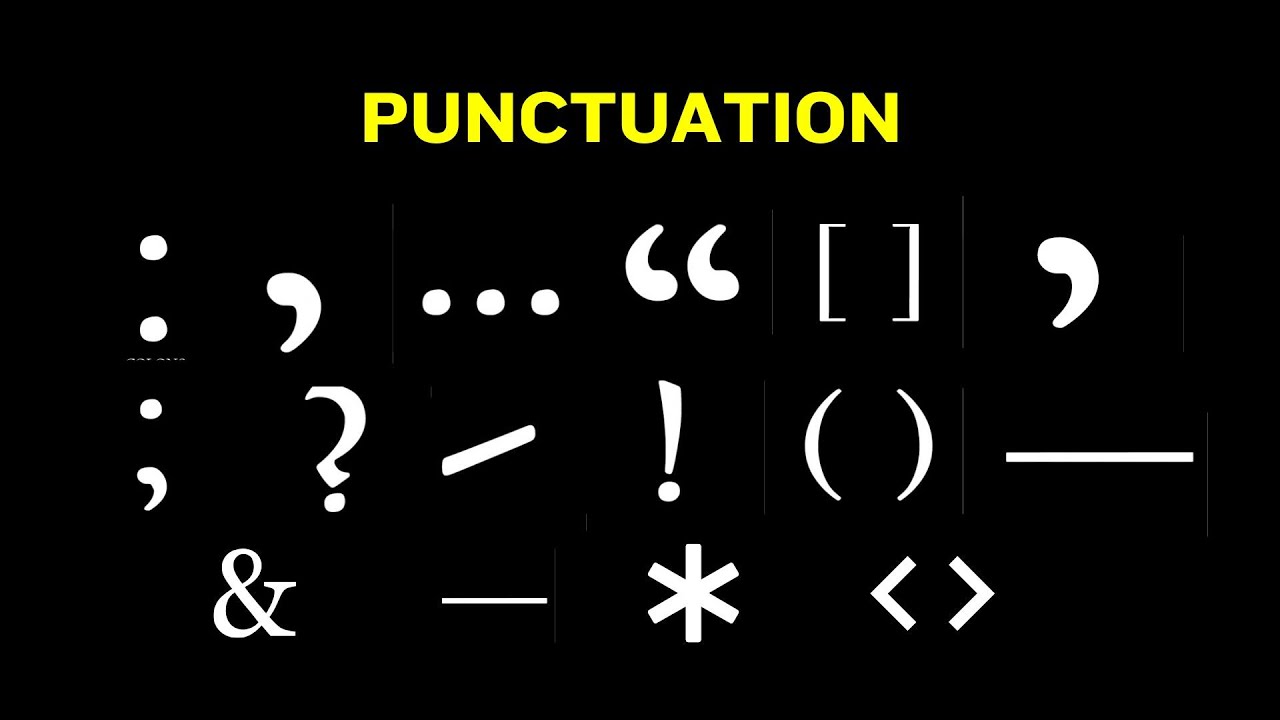 Punctuation Marks - ELT Buzz Video Lessons