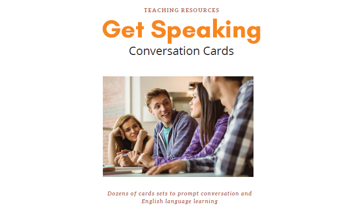 Get Speaking Cards – ELT Buzz