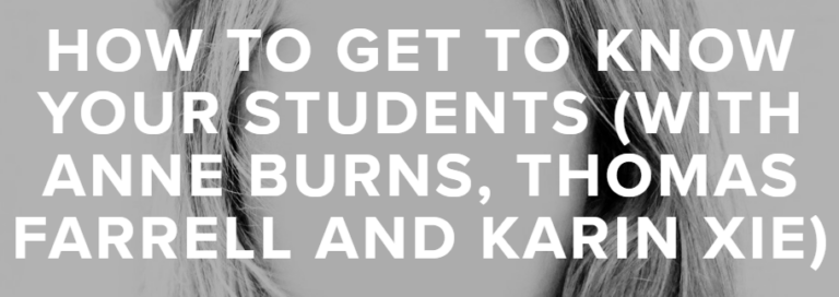 Know Thy Students – ELT Buzz