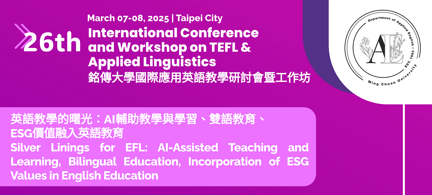 The 26th International Conference and Workshop on TEFL & Applied ...